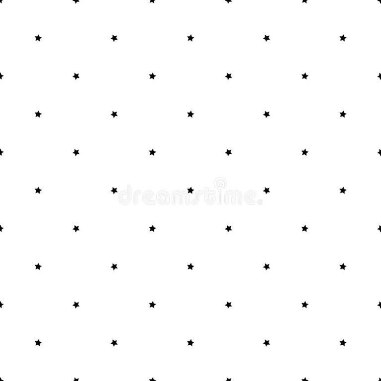 Starry Repeatable, Seamless Star Pattern, Star Background Stock Vector ...
