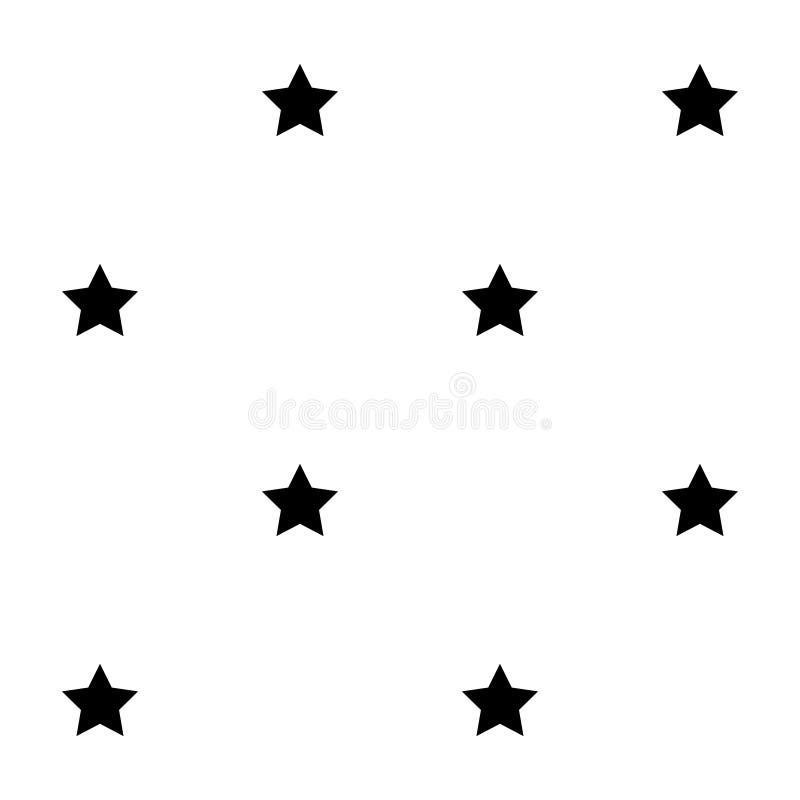 Starry Repeatable, Seamless Star Pattern, Star Background Stock Vector ...