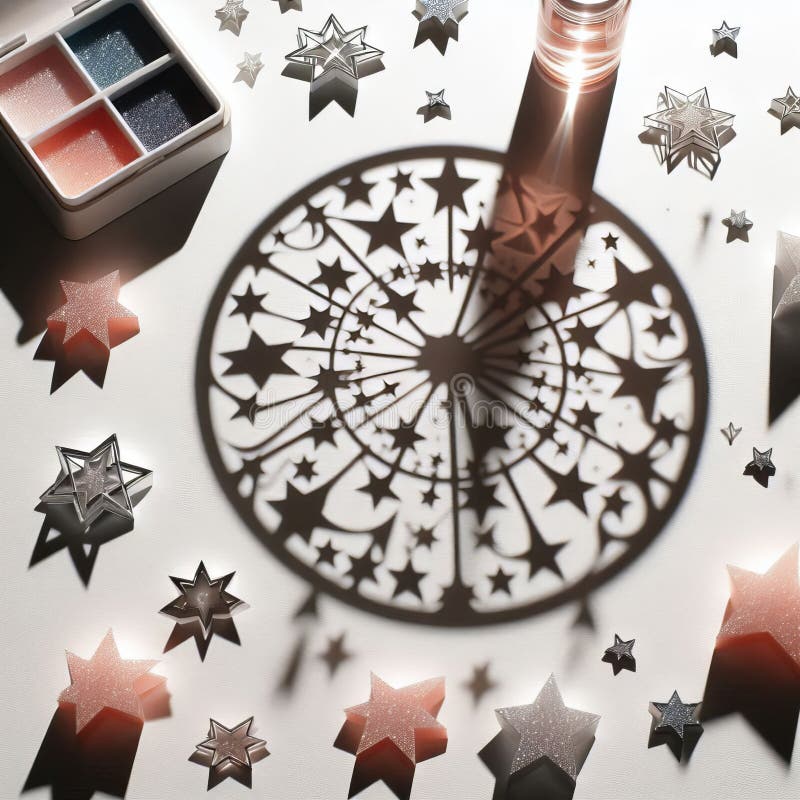 Starry Shadow a Shadow Effect with a Starry or Celestial Patter Stock ...