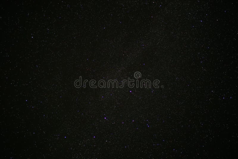 Starry Sky in a Clear and Cold Night Stock Image - Image of infinity ...