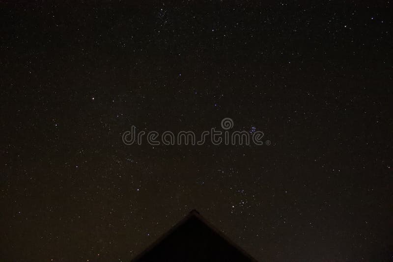 Starry Sky in Clear Weather Stock Image - Image of science, nebula ...