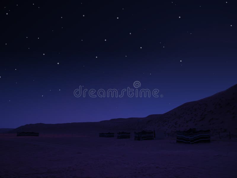 Starry desert sky stock image. Image of heat, recreation - 17185399
