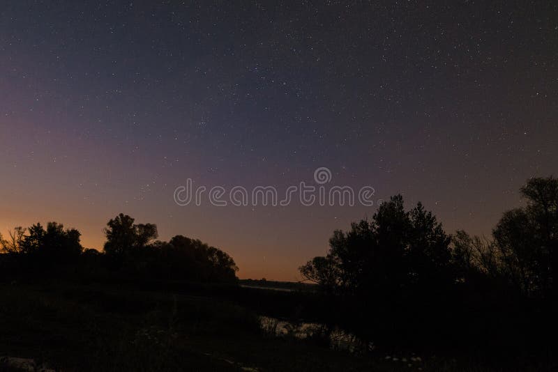 Starry sky stock photo. Image of outdoor, astro, scene - 83470432