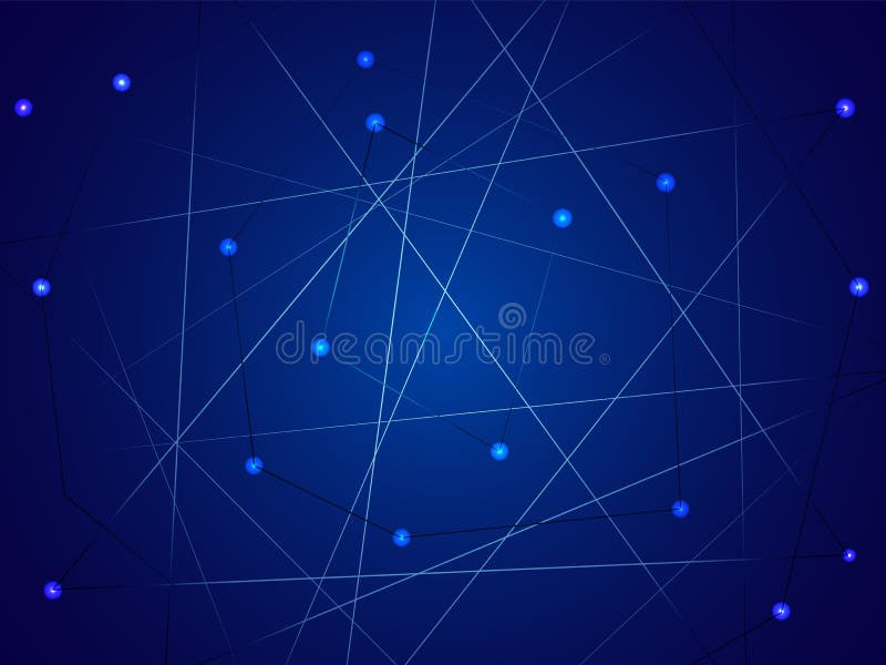Starry Sky Map, Random Schematic Bright Stars Stock Vector ...
