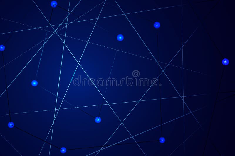 Starry Sky Map, Random Schematic Bright Stars Stock Illustration ...