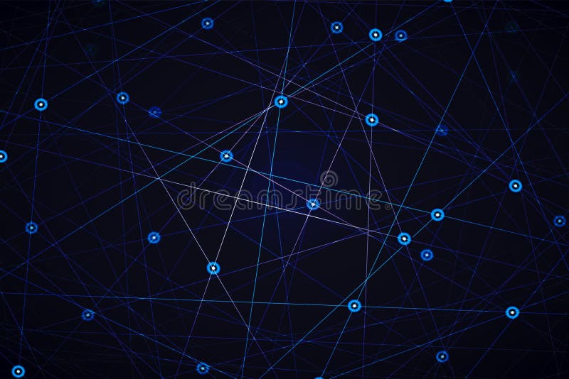 Starry Sky Map, Random Schematic Bright Stars Stock Vector ...