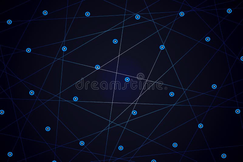 Starry Sky Map, Random Schematic Bright Stars Stock Vector ...