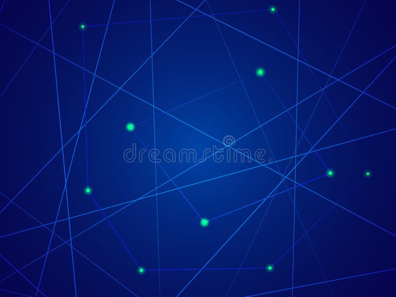 Starry Sky Map, Random Schematic Bright Stars Stock Illustration ...
