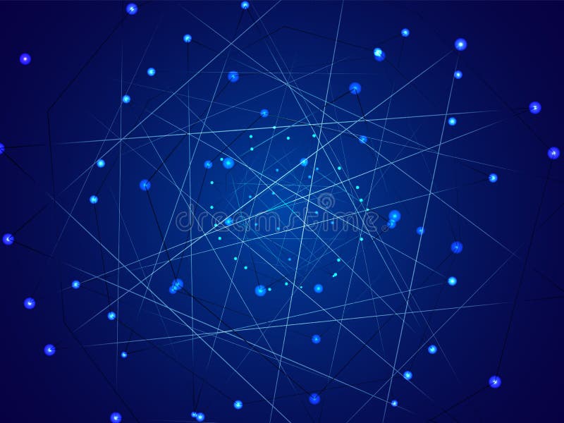 Starry Sky Map, Random Schematic Bright Stars Stock Vector ...