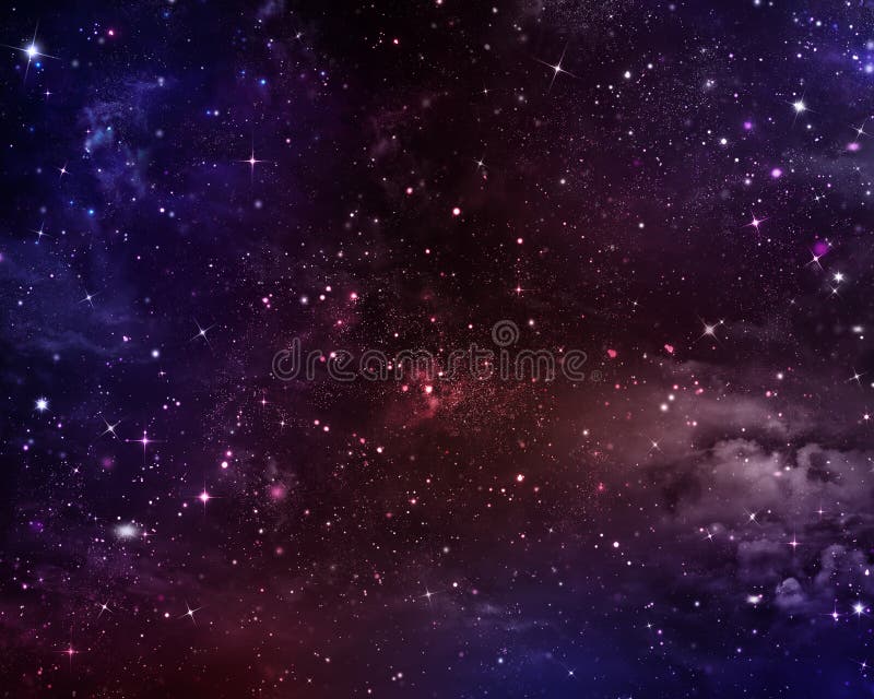 Starry Sky in the Open Space Stock Photo - Image of holiday, flicker ...