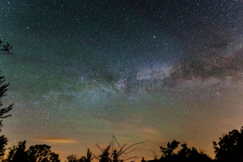 Starry sky scene stock photo. Image of observe, night - 55862540