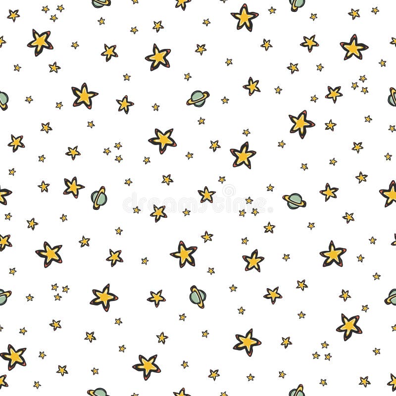 Starry yellow background stock vector. Illustration of elements - 3326036