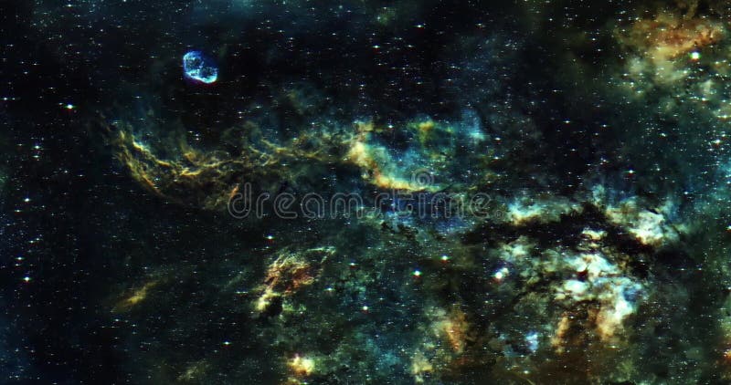 Starry Sky Space Galaxy Motion Background 4K Stock Video - Video of ...