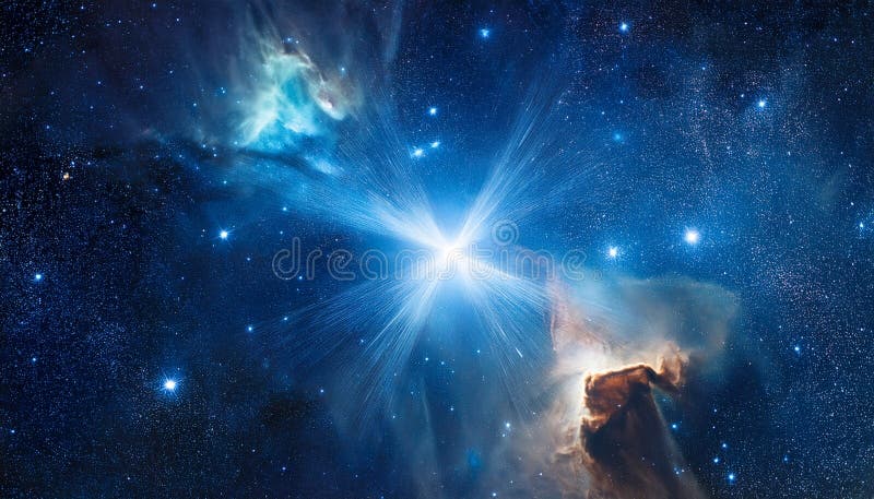 Starry sky stock illustration. Illustration of poster - 381775881