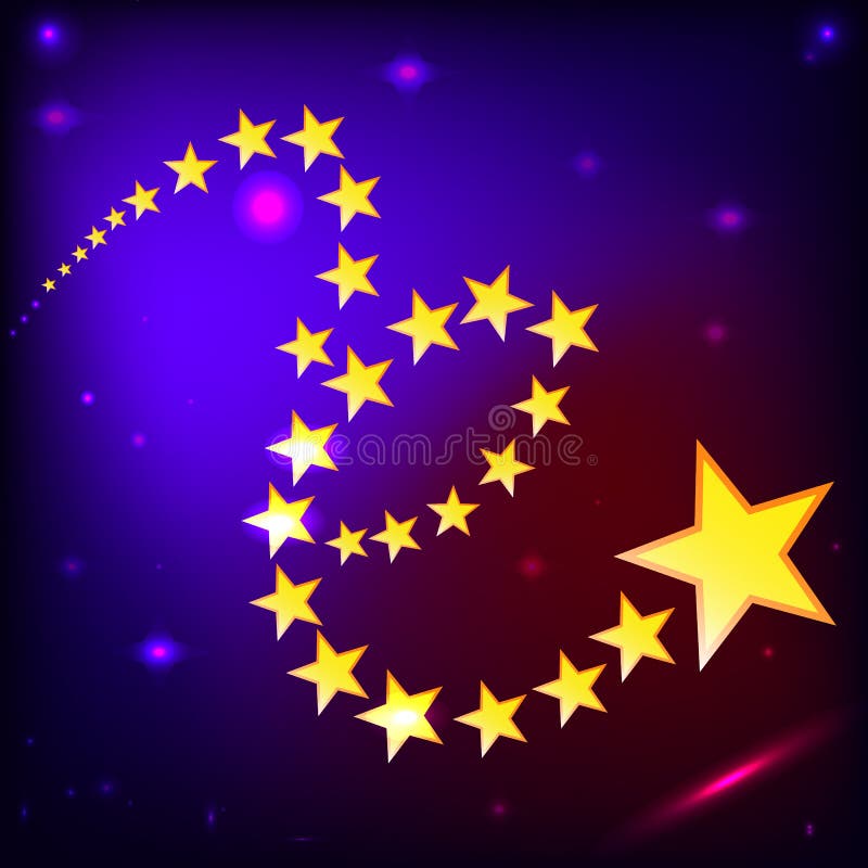 Starry sky vector EPS 10 stock vector. Illustration of shiny - 80219225
