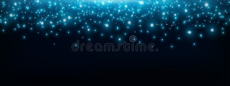 Starry Space Background, Bright Falling Stars, Galaxy, Beautiful Light ...