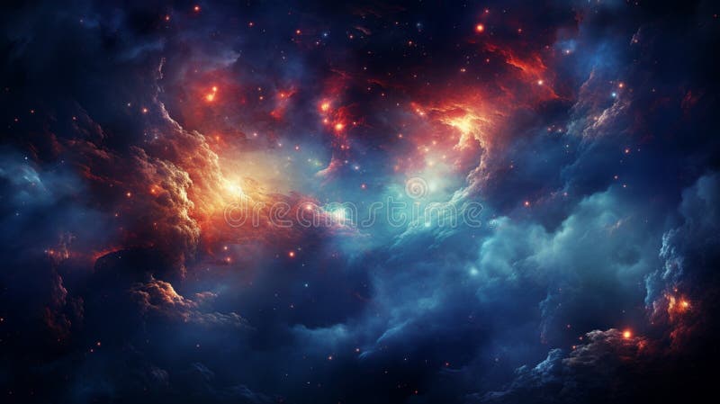 Starry Universe Background Earth Planet Universe Space Object Stock ...