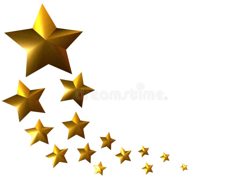 Shooting stars frame stock illustration. Illustration of fairy - 3127321