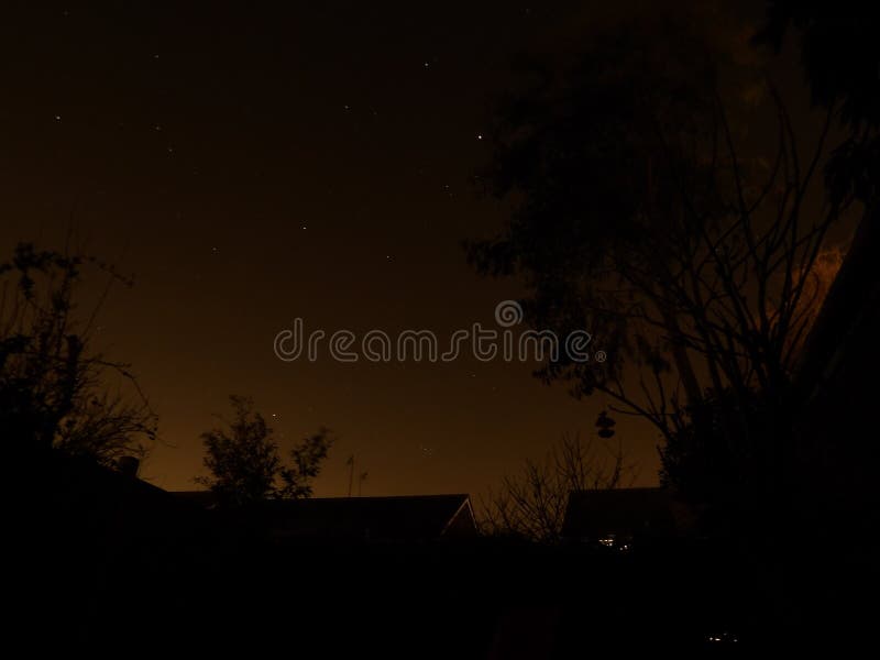 Stars from back garden stock image. Image of galaxy - 102421111
