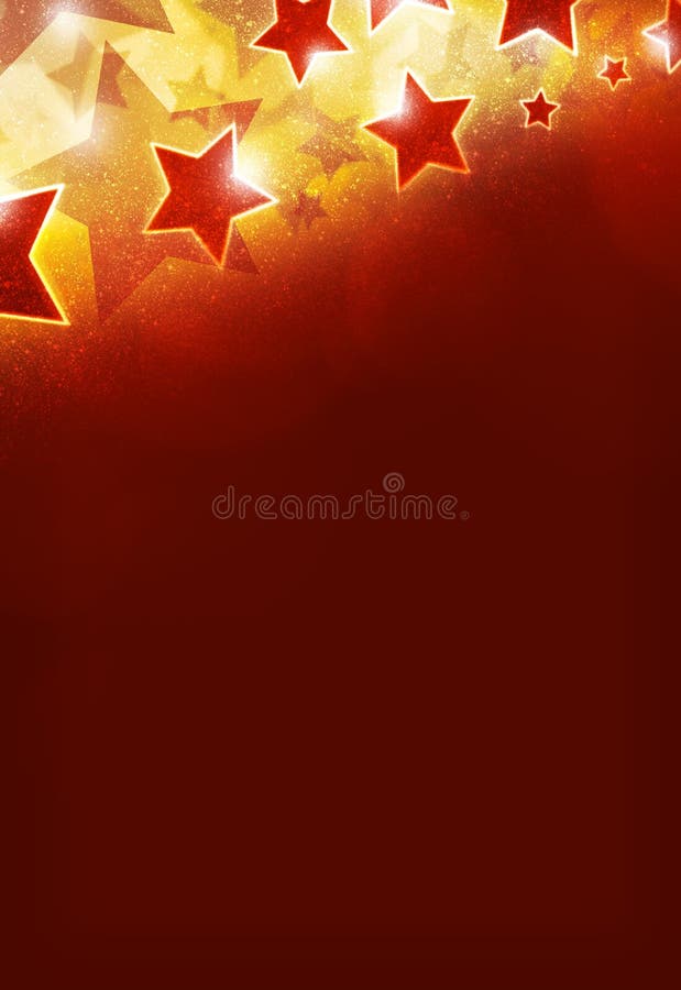 Red Star page background stock illustration. Illustration of invitation ...