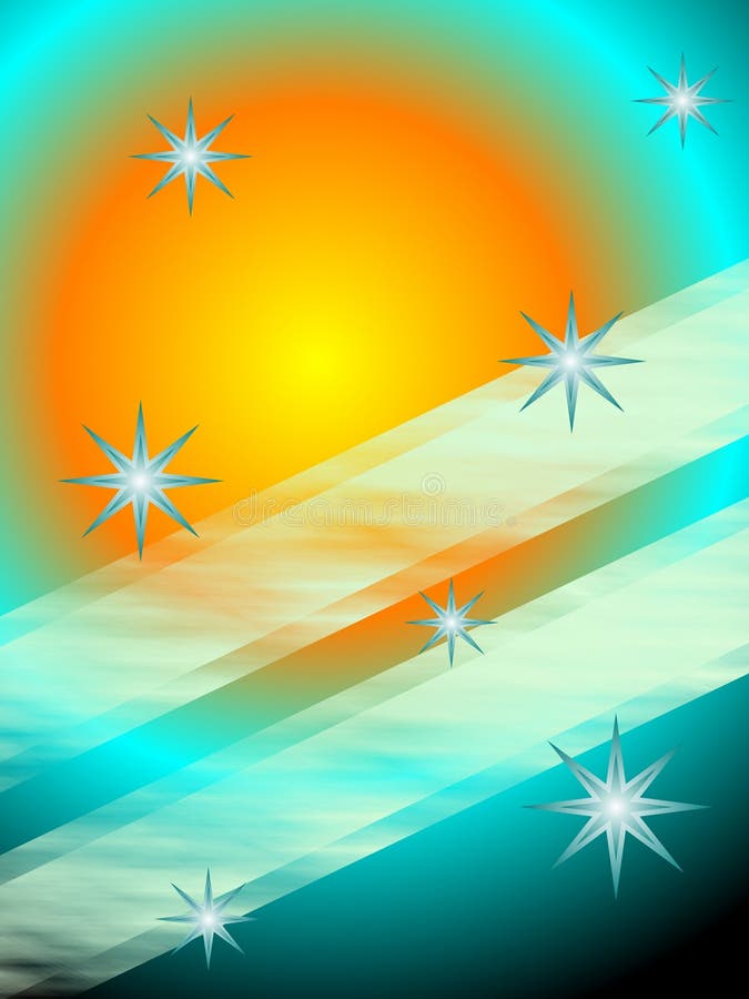 Stars and Bars stock illustration. Illustration of turquoise - 10595403