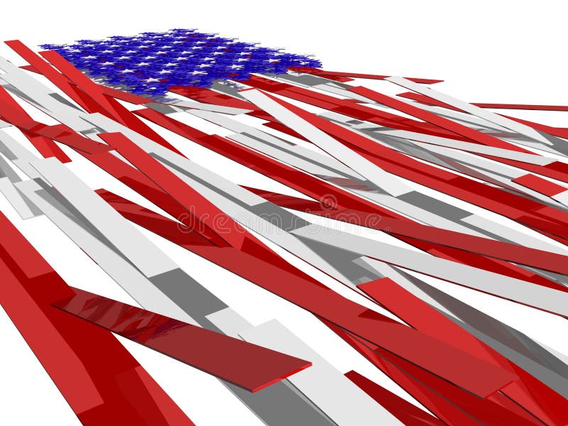 Stars and bars stock illustration. Illustration of color - 9622428