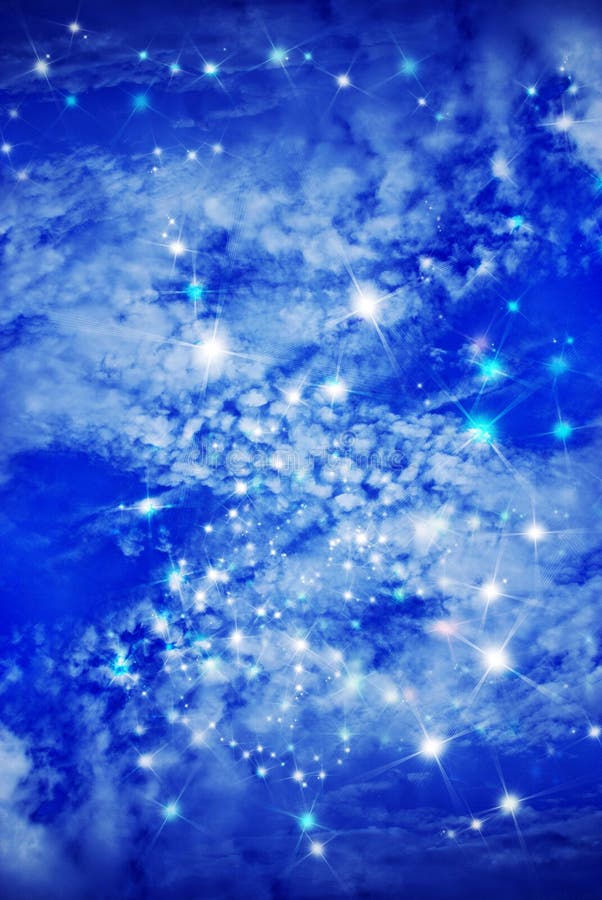 Stars Below Than Clouds Stock Illustrations – 10 Stars Below Than ...
