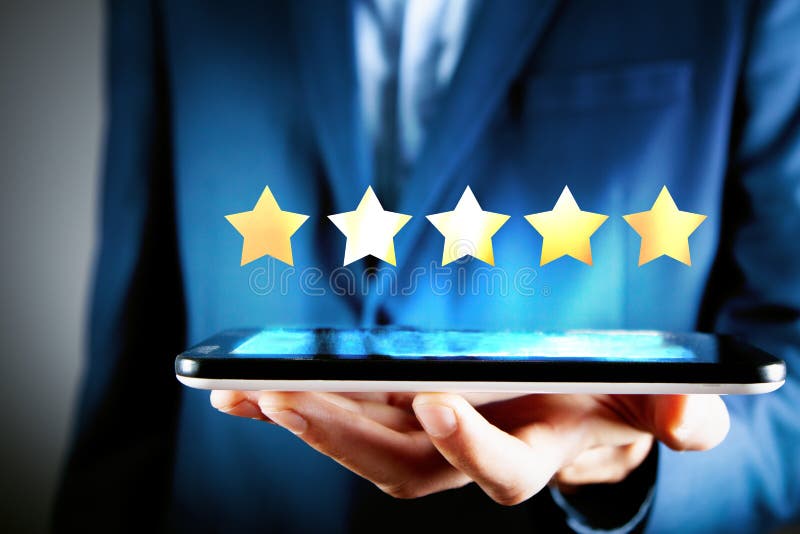 5 Stars Choose Improvements Good Quality Stock Photo - Image of ...