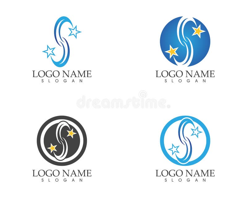 Stars Circle Icon Logo Design Vector Stock Illustration - Illustration ...