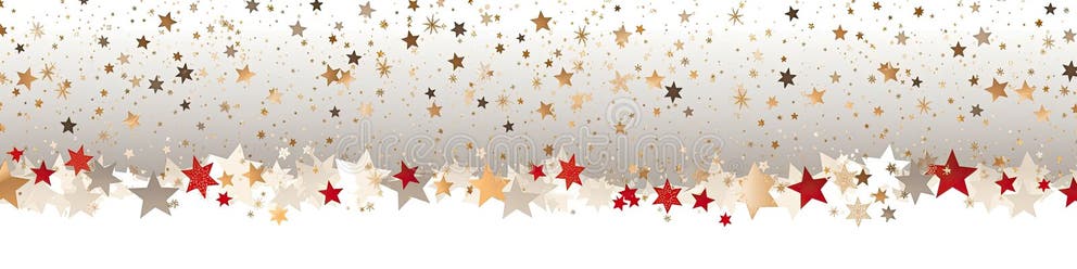 Stars in a Circular Pattern with White and Red Background Stock ...