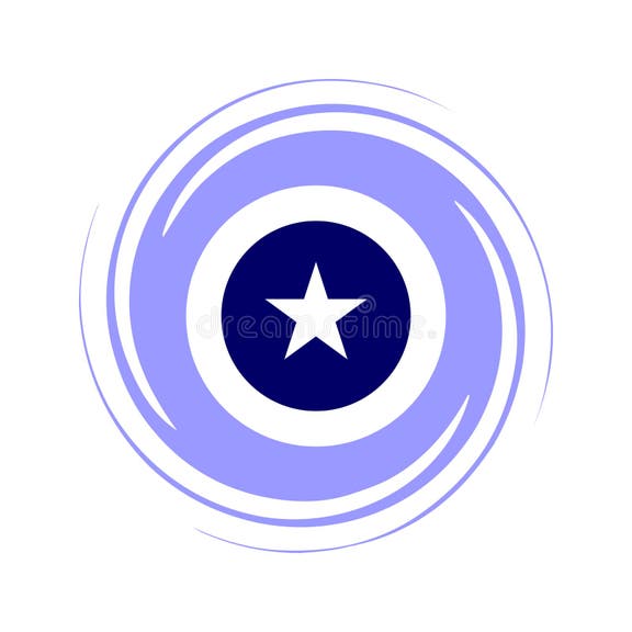 Stars Circular Rotation Icon. Design Element Stock Vector ...