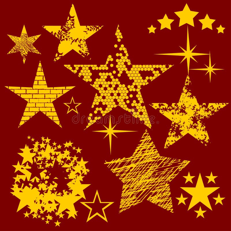Stars Collection . Vector Set Stock Vector - Illustration of icon ...