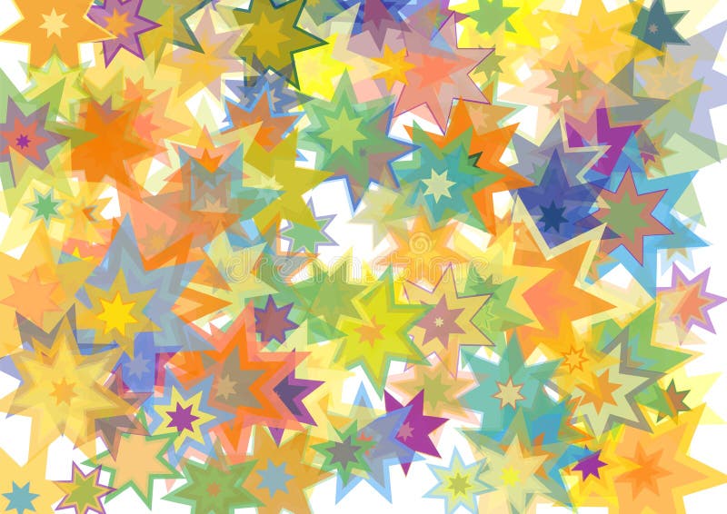 Stars Colorful Texture Rays Array Vector Image Stock Illustration ...