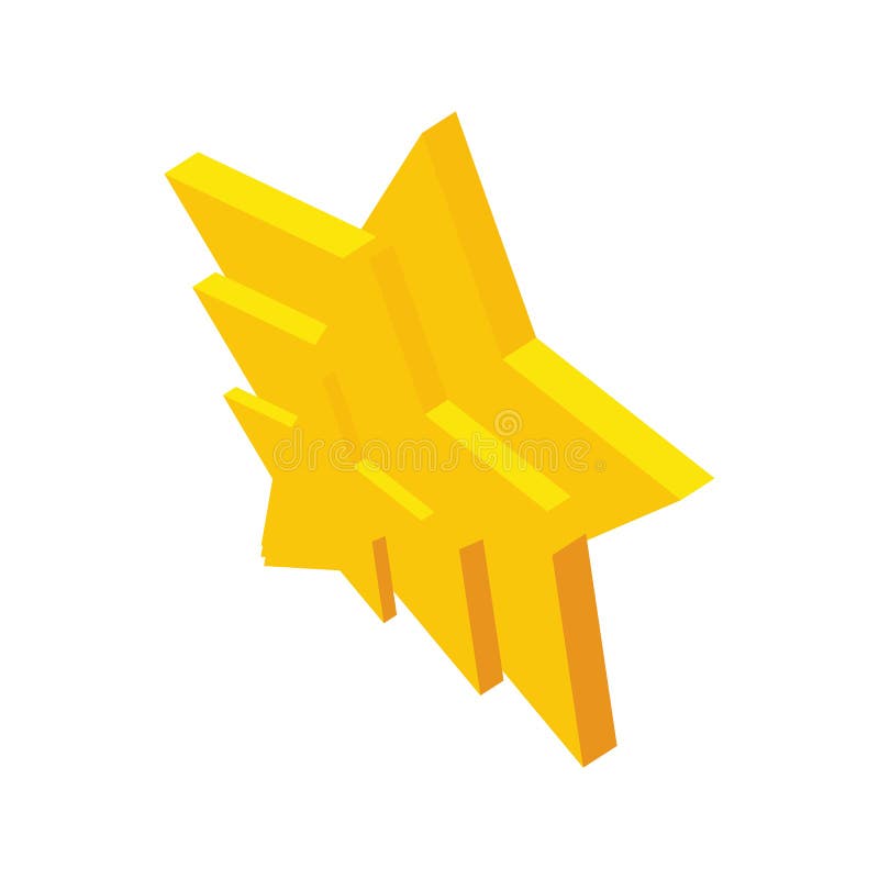Stars Composition Icon, Isometric 3d Style Stock Vector - Illustration ...