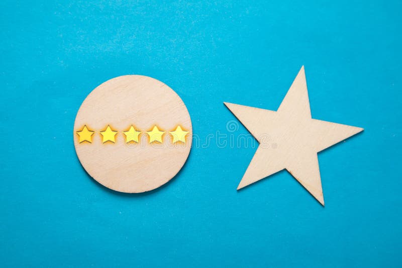 5 Stars. Customer Satisfaction Stock Illustration - Illustration of ...