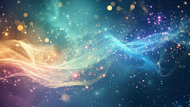 Stars Dance with Ethereal Notes in a Cosmic Ballet of Magical ...