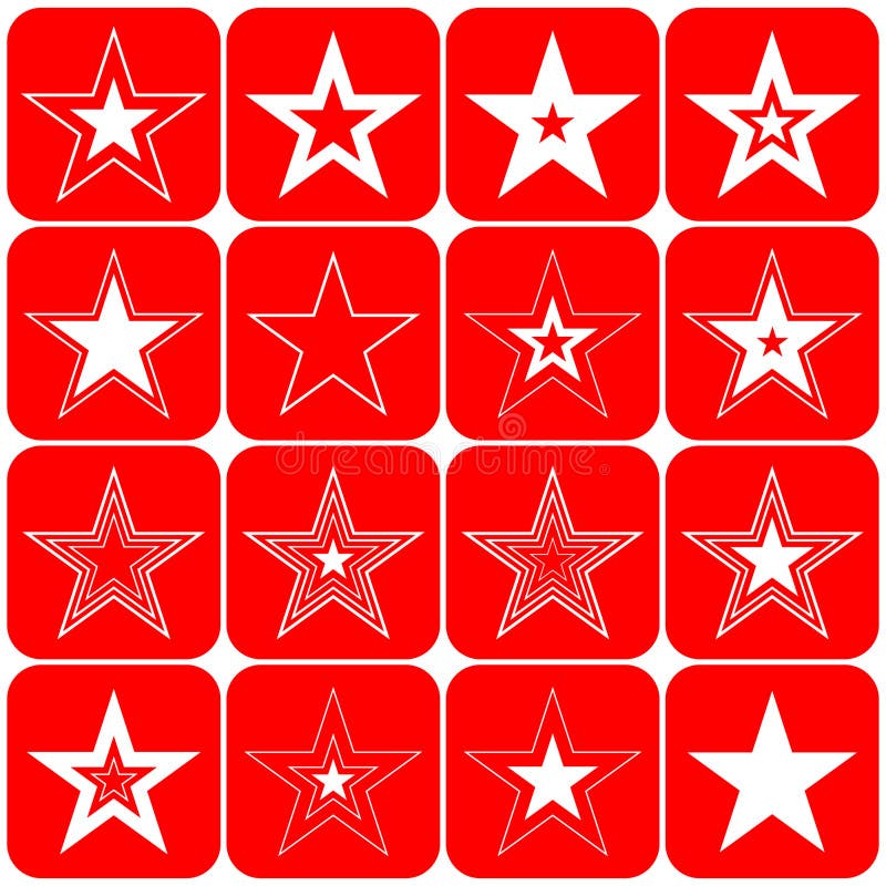 Vector grunge stars set. stock vector. Illustration of icon - 51589062