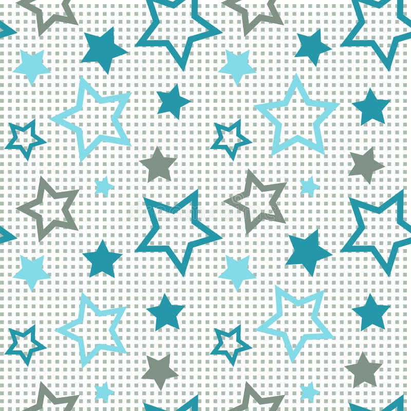 Asterisks. Seamless Patterns. Design for Fabric Wrapping Paper ...