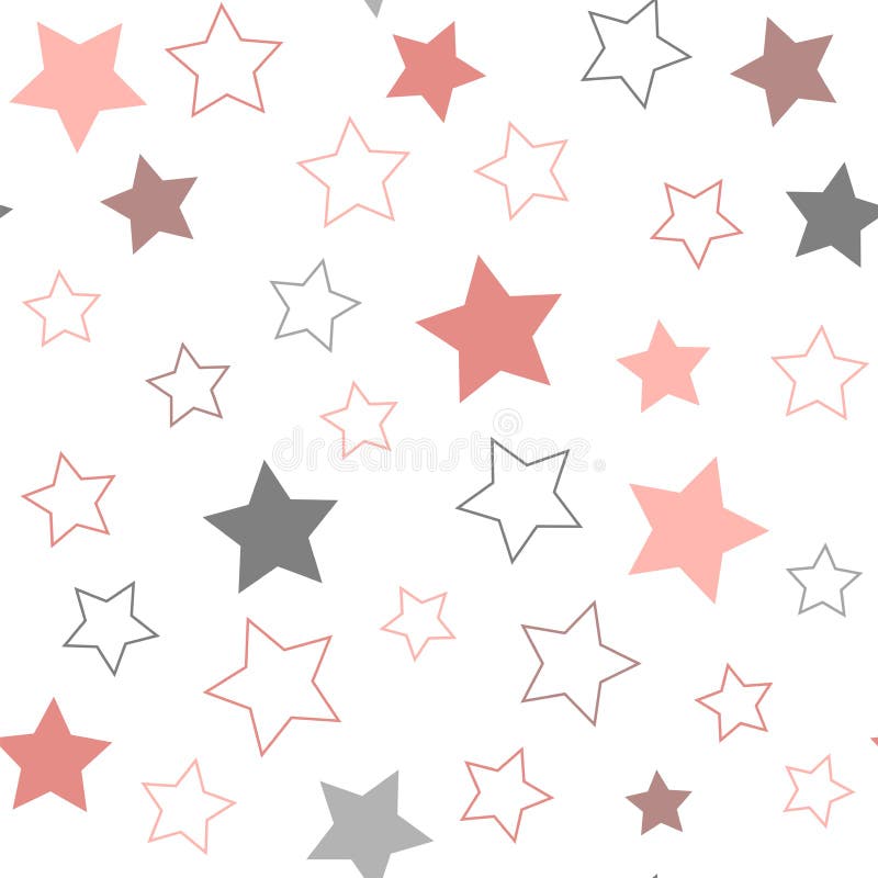 Asterisks. Seamless Patterns. Design for Fabric Wrapping Paper ...