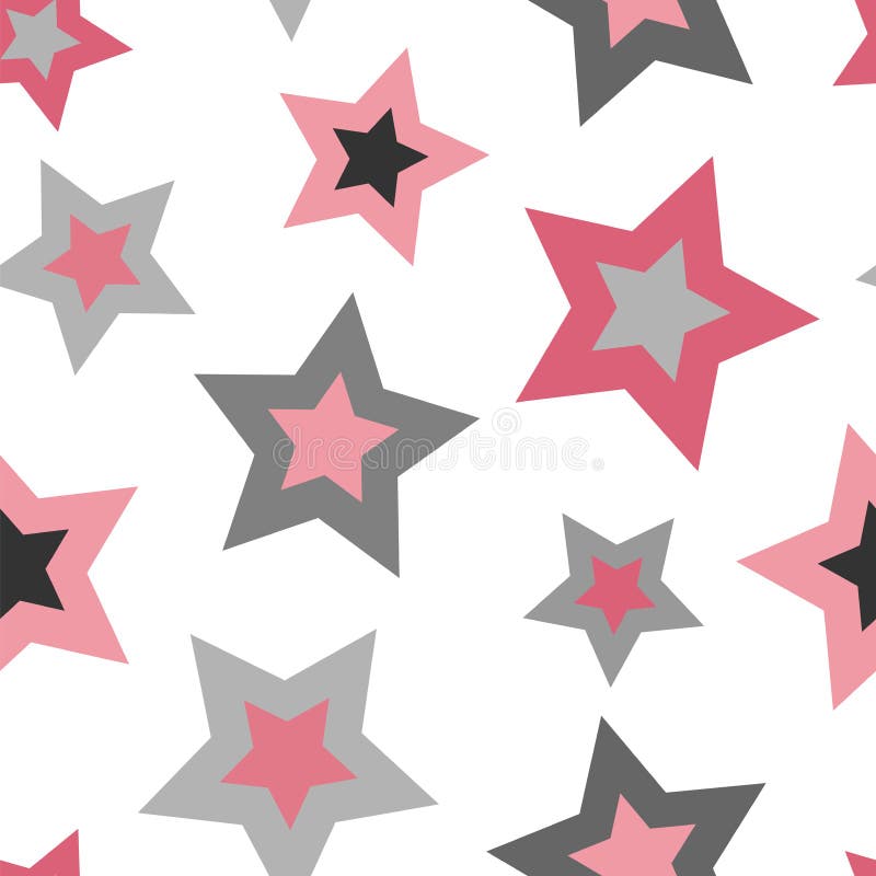 Asterisks. Seamless Patterns. Design for Fabric Wrapping Paper ...
