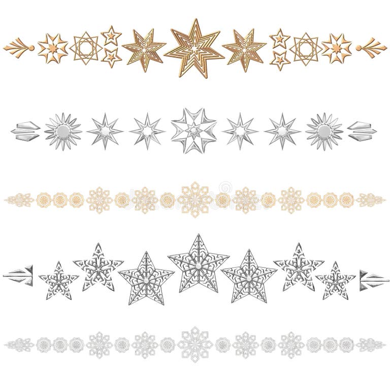 Stars Divider stock illustration. Illustration of ornaments - 7451985