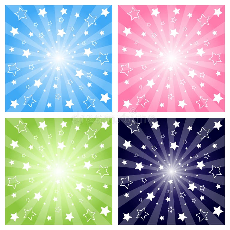 Stars explosion stock vector. Illustration of graphic - 15887139