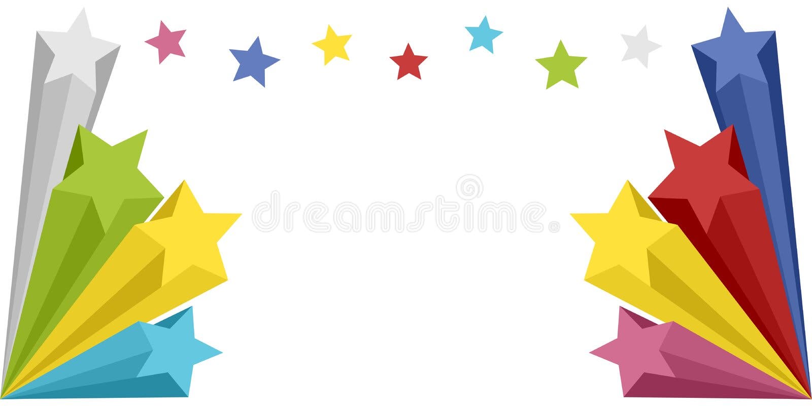 Rainbow stars stock vector. Illustration of artist, background - 11143251