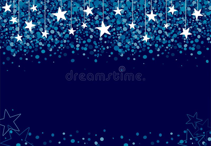 Stars falling from the sky stock vector. Illustration of magic - 61965752