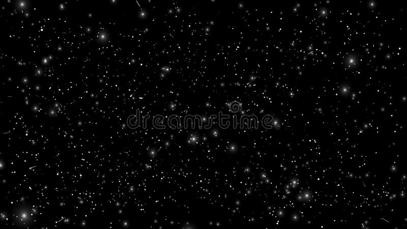 Blue Stars Glowing Space Galaxy Travel Loop Background Stock Video ...