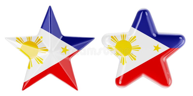 Filipino flag on map stock vector. Illustration of outline - 2971843