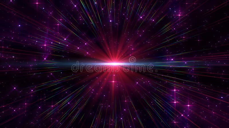 Stars Fly in Space Abstract Stock Footage - Video of warp, futuristic ...