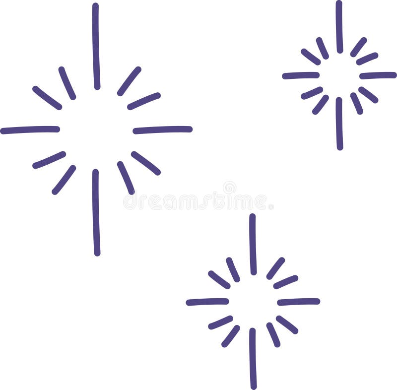 Stars Glittering Outline stock vector. Illustration of icon - 330815559