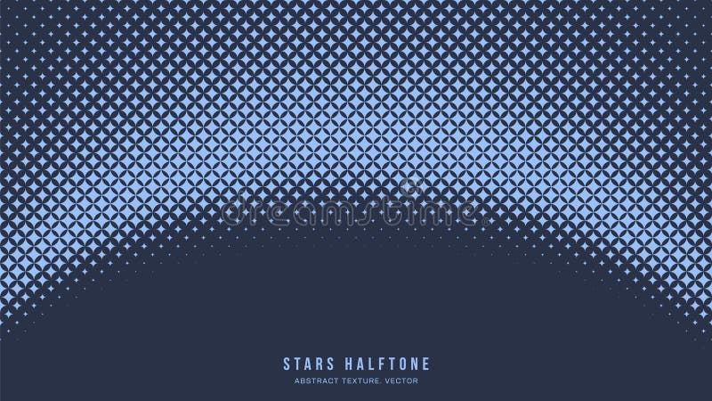 Star Halftone Geometric Pattern Vector Semicircle Smooth Arc Abstract ...