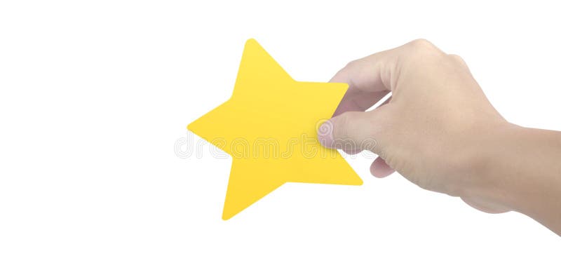 Stars in Hand . Increase Rating Evaluation Classification Concept Stock ...